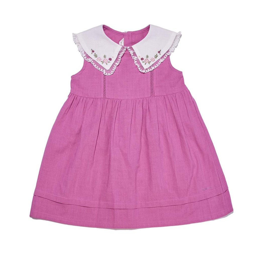 [밍크뮤] 자수빅카라원피스 (32315-400-07) - KIDIKIDI