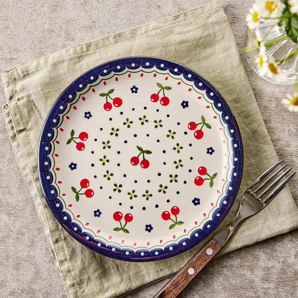 폴리쉬 라운드 접시 체리 D19_CA3023042- 모던하우스