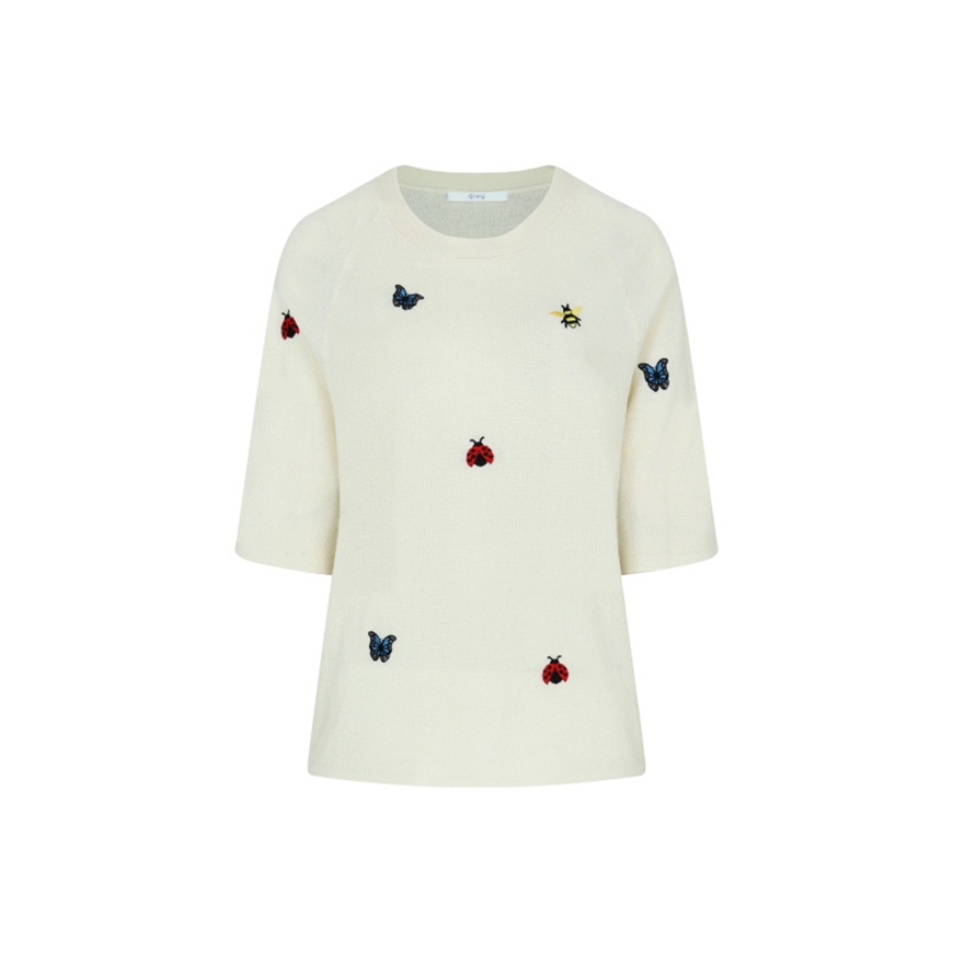 G2SP0Y5 기비 나비자수니트- 이랜드몰