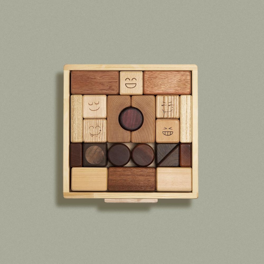 [숲소리] 영유아블록 22P 원목장난감- 이랜드몰