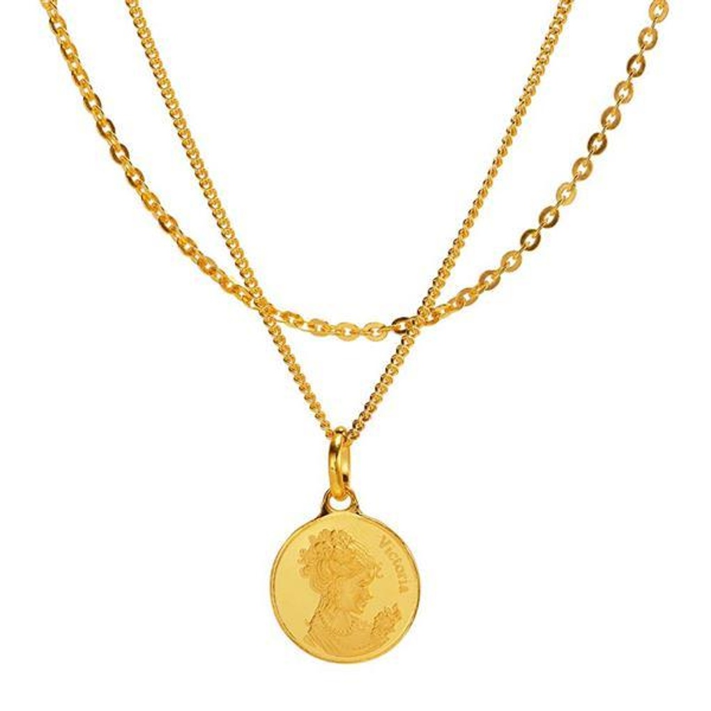 한국금다이아몬드 여자 순금 목걸이 엘리자베스 24K 11.25g 18K장식- 이랜드몰