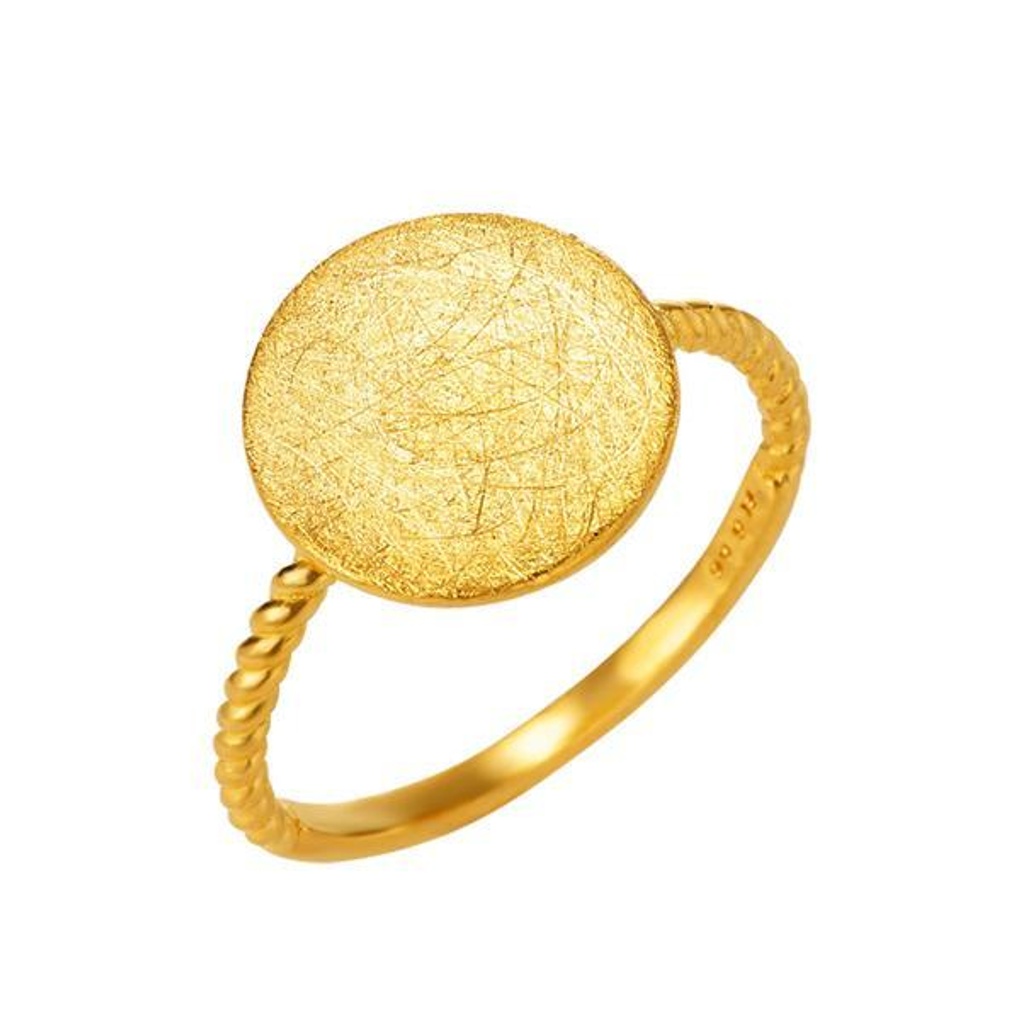 한국금다이아몬드 여자 순금 반지 앤틱 코인 링 24K 3.75g 애끼 검지- 이랜드몰