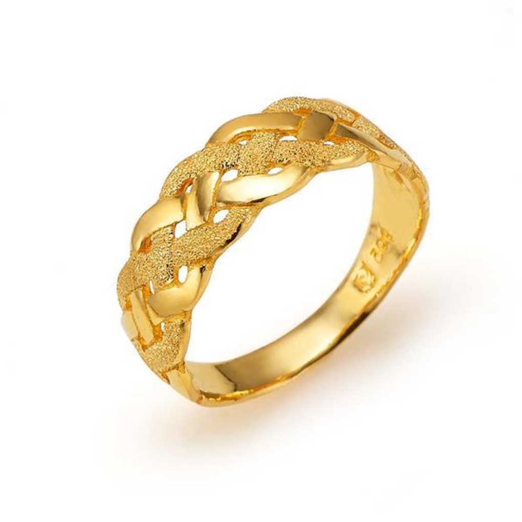 한국금다이아몬드 여자 순금 반지 꼬임 샌딩 24K 3.75g 애끼 검지 엄지- 이랜드몰