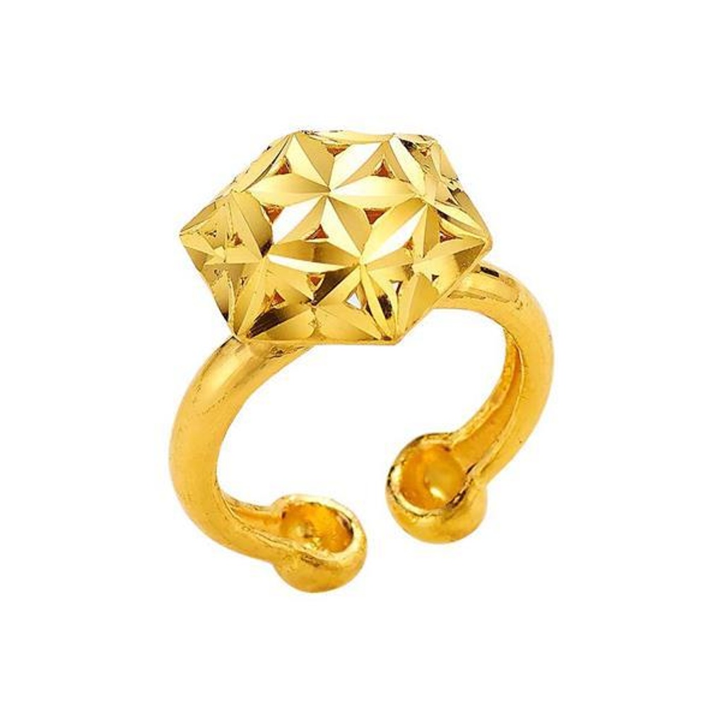 한국금다이아몬드 아기 순금 돌반지 컷팅 다이아 24K 3.75g 100일 선물- 이랜드몰