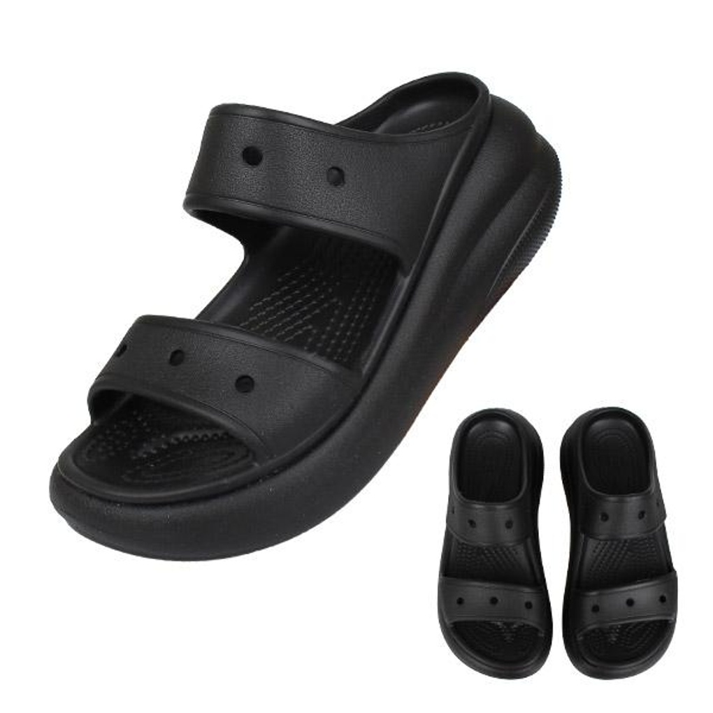 크록스 CROCS 클래식 크러쉬 샌들 207670-001 블랙- 이랜드몰