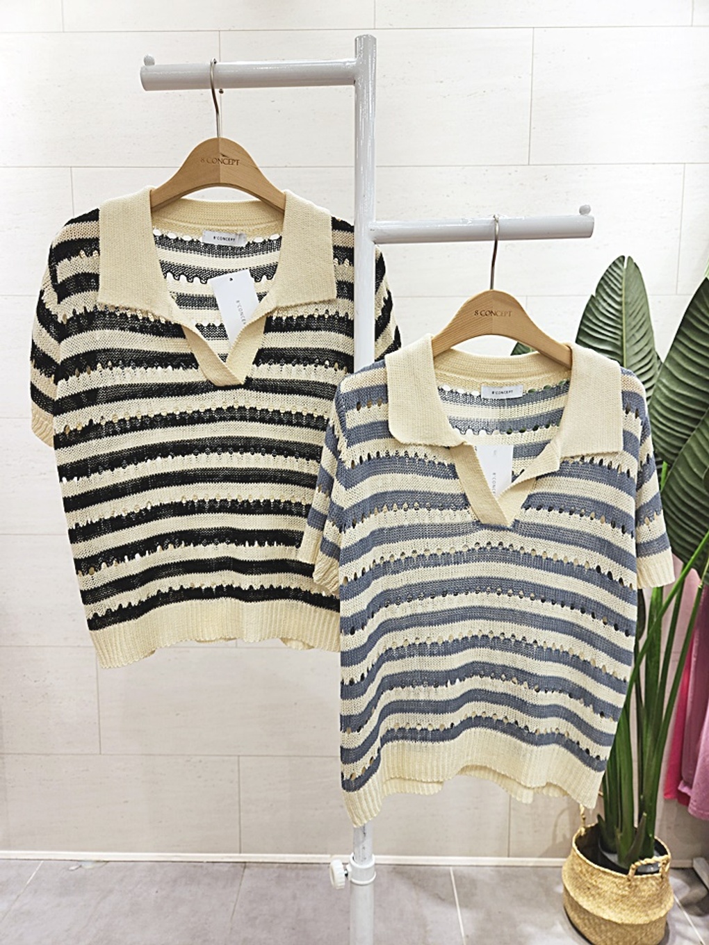 [에잇컨셉] G039니오카라KT 니트 (2컬러) (C22G3FKT024)- 이랜드몰