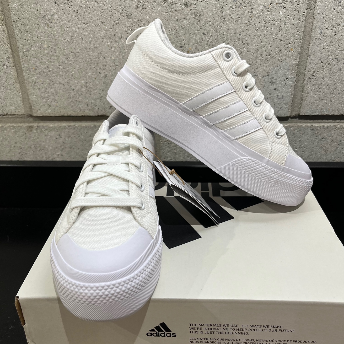 아디다스 [매장정품] 운동화 브라바다 2 플랫폼 슈즈 IE2309 화이트- 이랜드몰