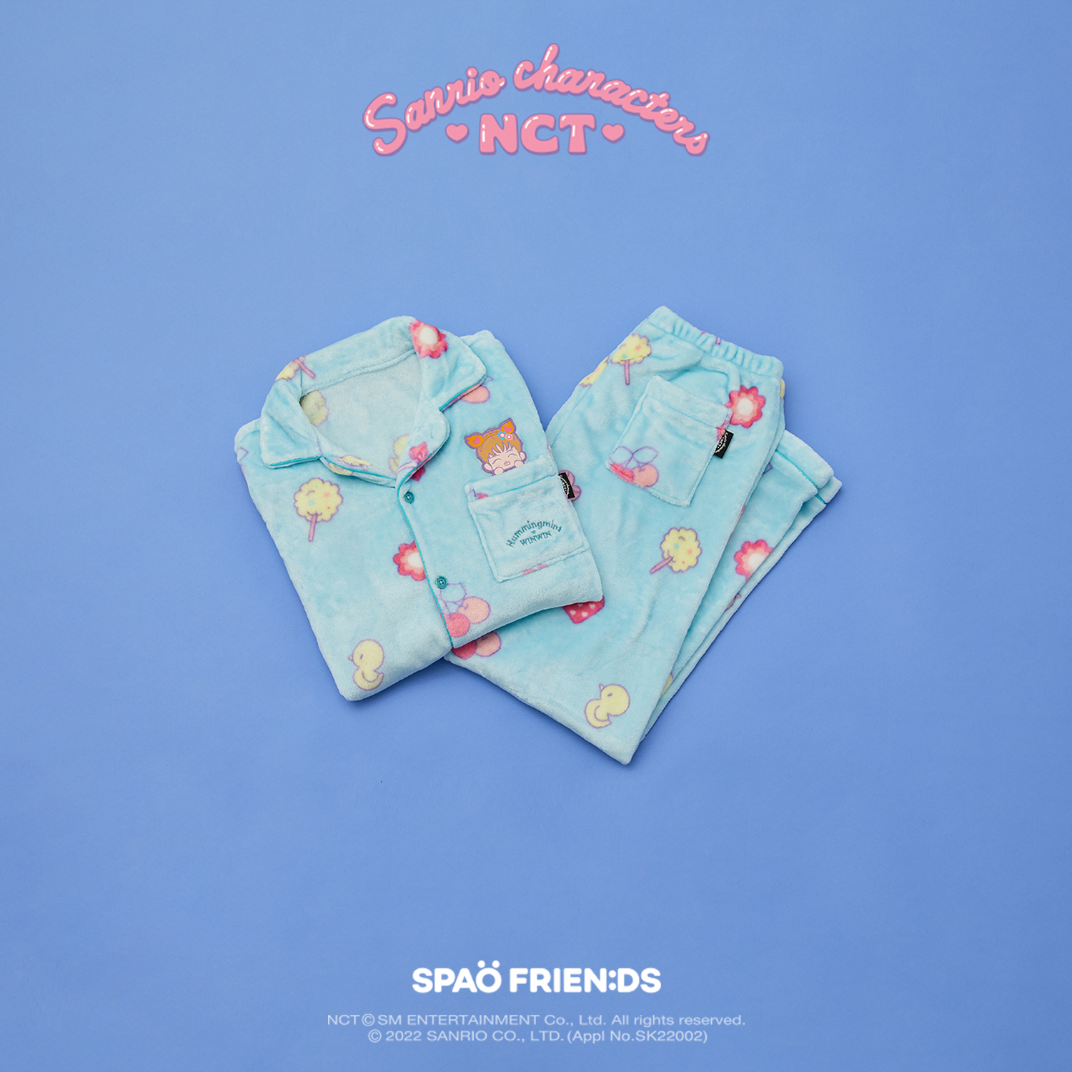 [남녀공용] (NCTX산리오캐릭터즈) 수면 잠옷(LIGHT BLUE)_SPPPC4VU03- 스파오