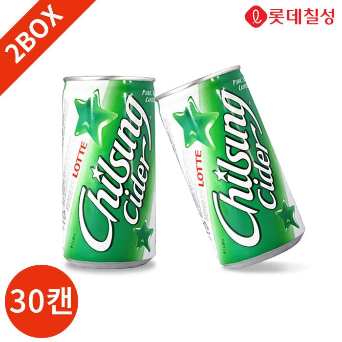 롯데 칠성사이다 190ml x 30캔 2박스 묶음- 이랜드몰