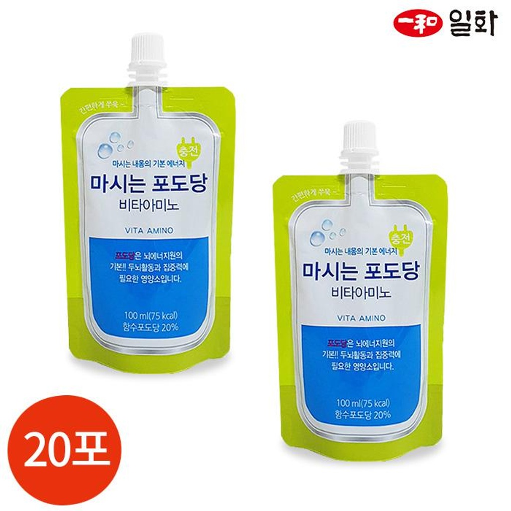 일화 마시는 포도당 비타아미노 100ml x 20포- 이랜드몰