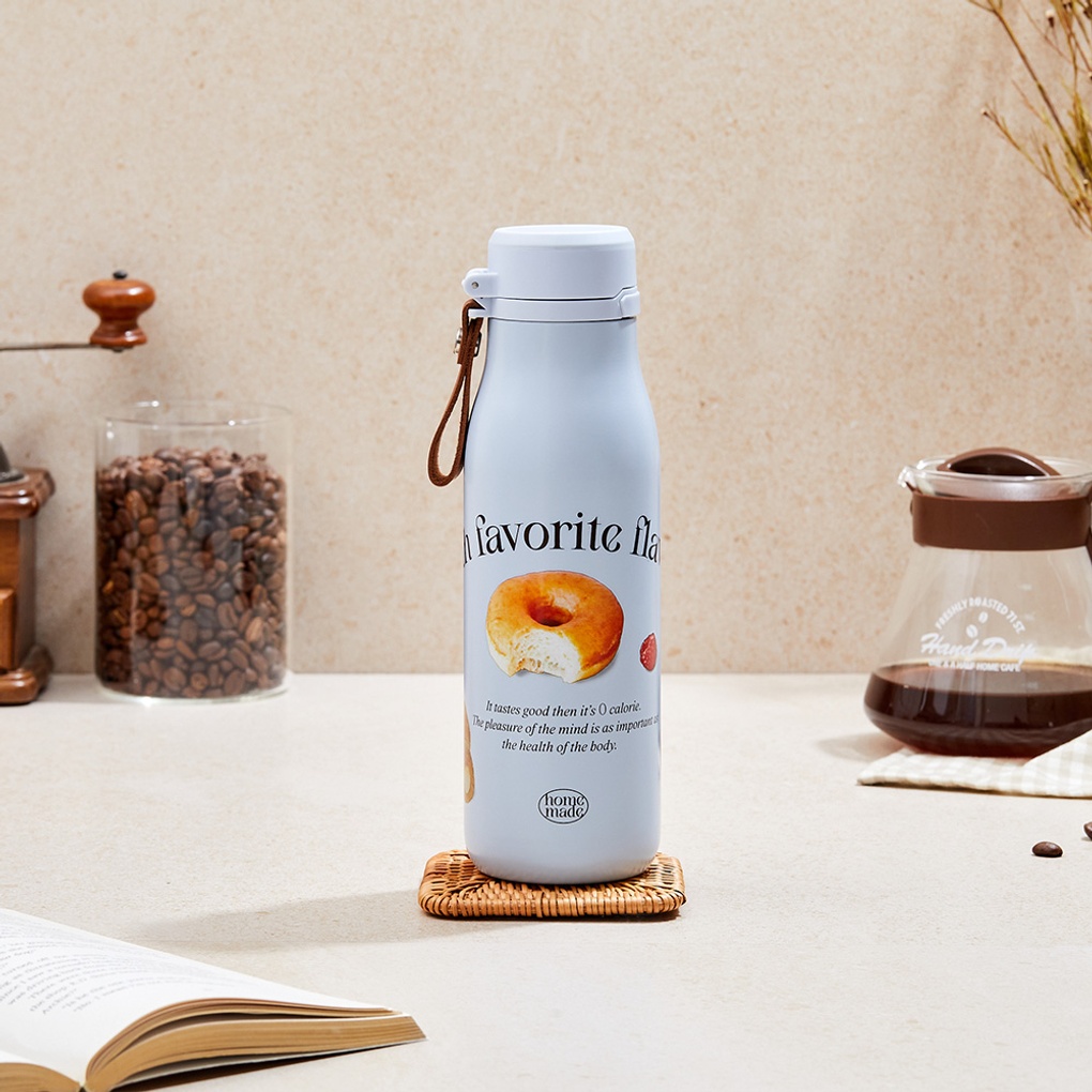 12HOURS 원터치 보온보냉텀블러 480ml 베어브런치 블루_KC0323013- 모던하우스