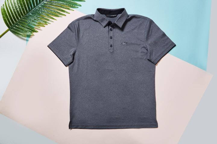 [그렉노먼] 남성 폴리스판 셔츠스타일 카라넥 반팔티셔츠 (멜란지그레이)_HMG18-TS204- 이랜드몰