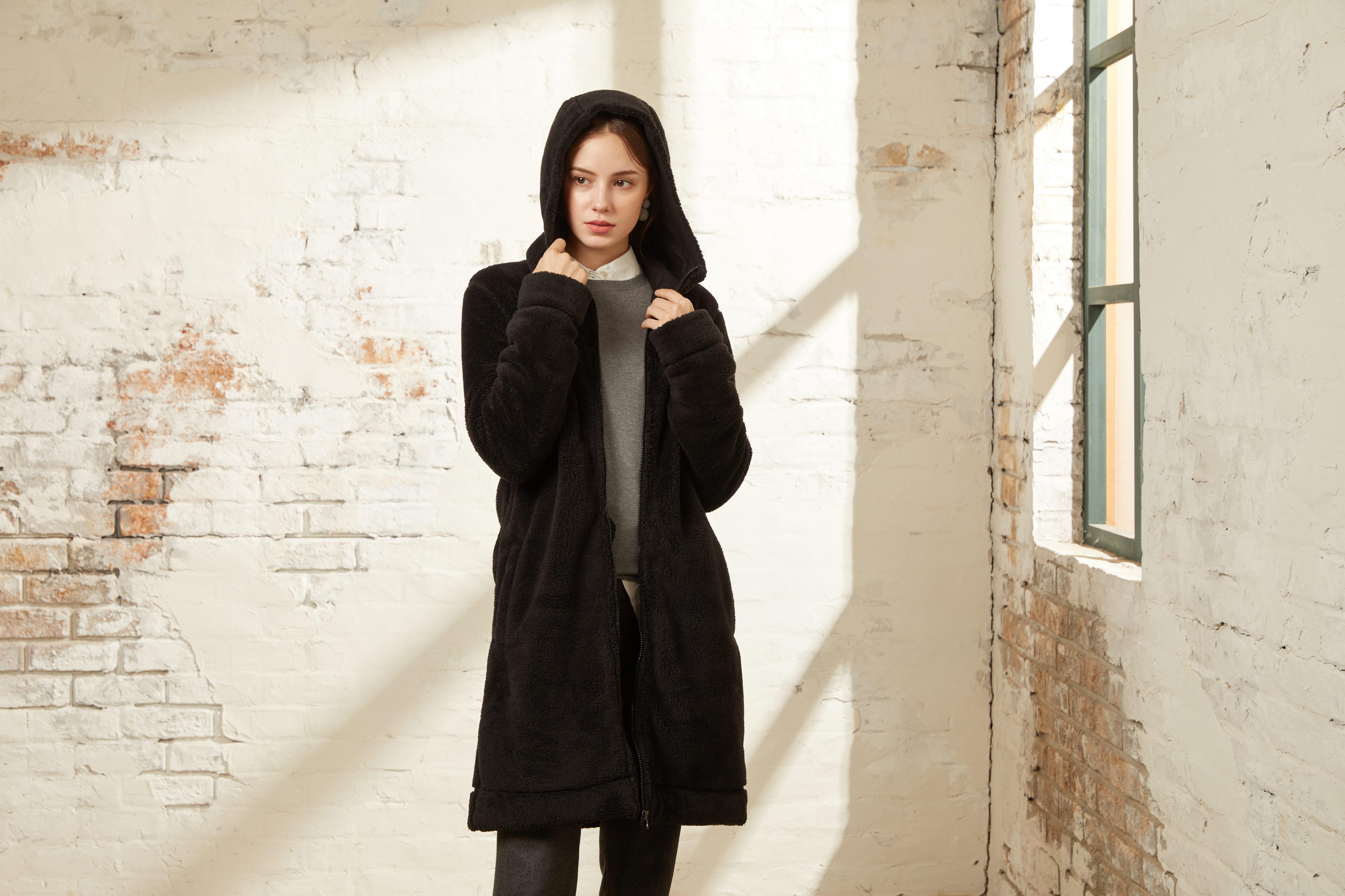 그렉노먼 여성 플리스점퍼 (블랙)_HWG20-JP401- 이랜드몰