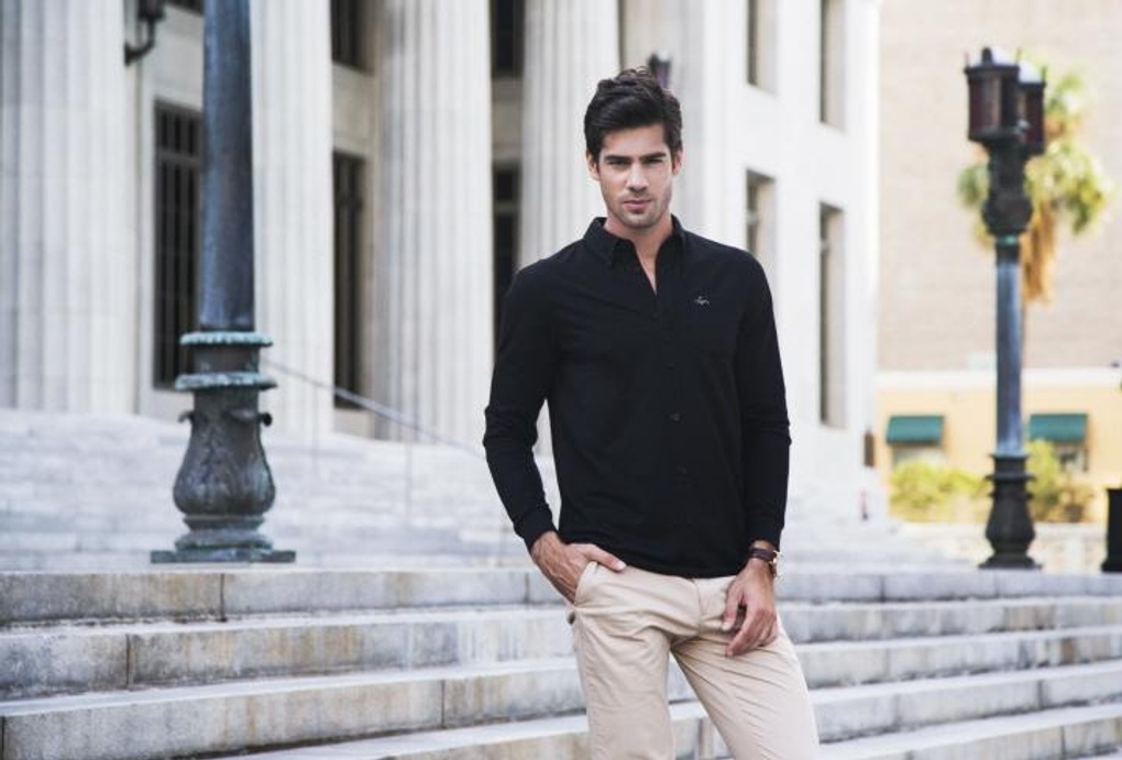 [그렉노먼] 남성 긴팔 셔츠 (블랙)_HMG18-TS102- 이랜드몰