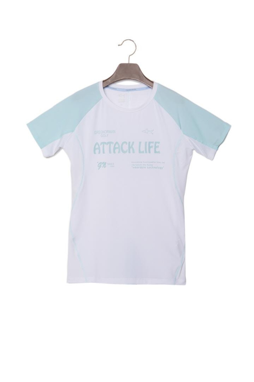 [그렉노먼] 여성 uv차단 라운드넥 반팔티셔츠 (화이트)_HWG17-TS201- 이랜드몰