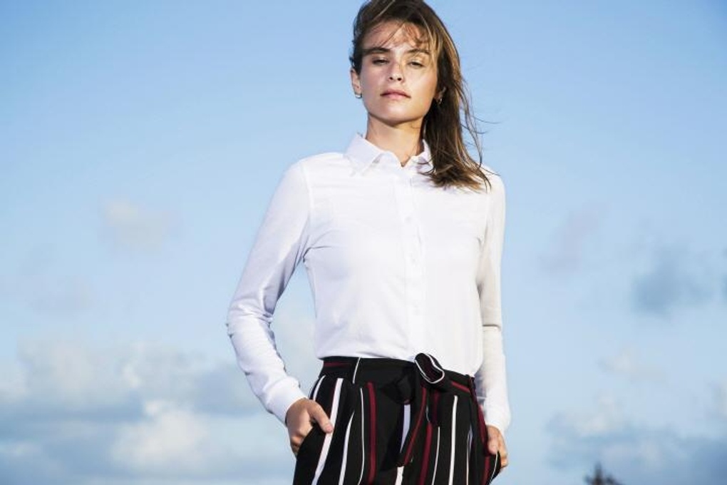 [그렉노먼] 여성 긴팔 셔츠 (화이트)_HWG18-TS102- 이랜드몰