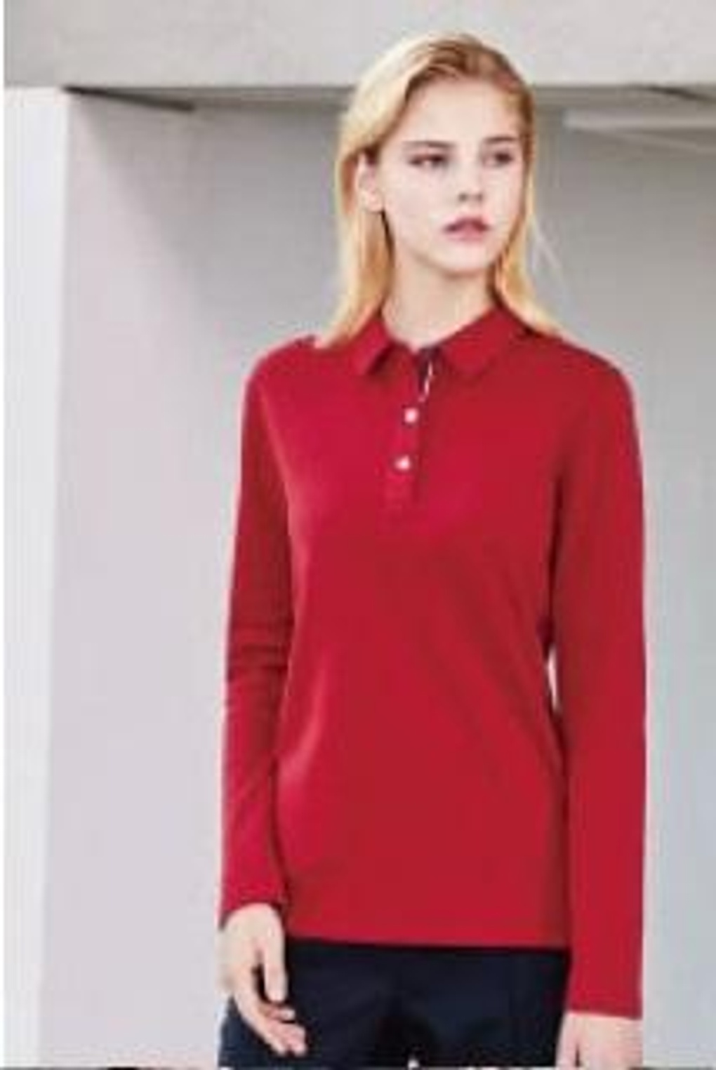 그렉노먼 여성 기모 카라티 (와인)_HWG19-TS451- 이랜드몰