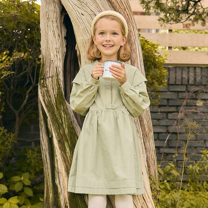 하이넥셔츠원피스 (23A15-400-51)- KIDIKIDI