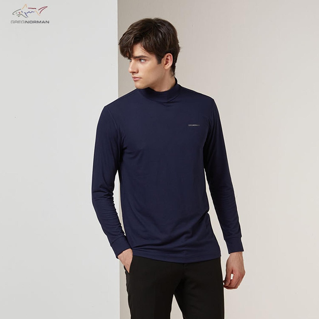 그렉노먼 남성 싱글오가닉 기모티셔츠 (네이비)_HMG20-TS301- 이랜드몰