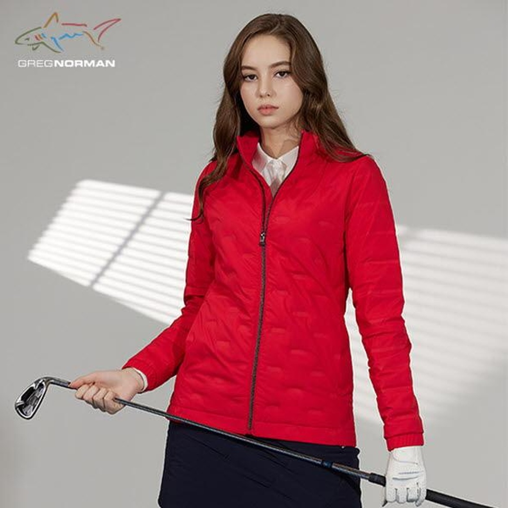 그렉노먼 21FW 여성 튜브스윙 경랑다운점퍼 (레드)_WG21-DW403- 이랜드몰
