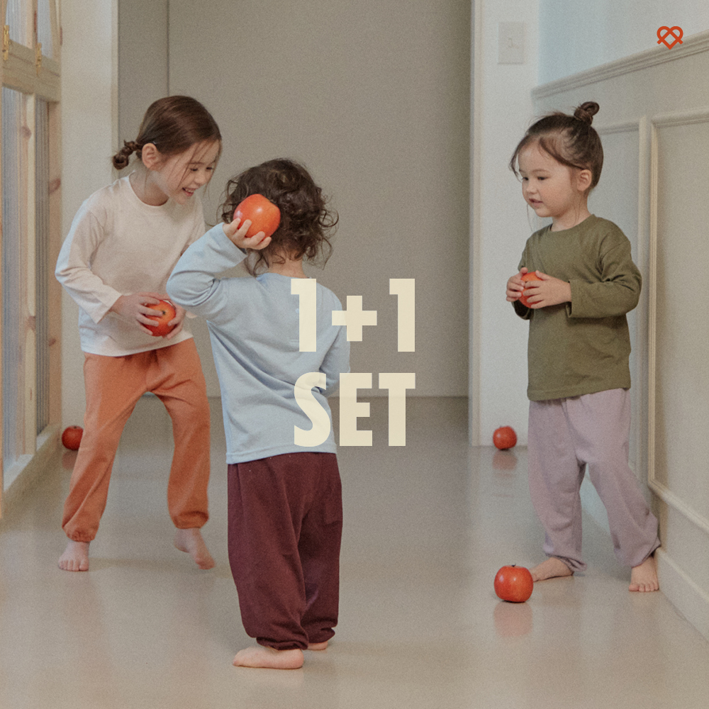 두두앤솜 면모달 조거핏 실내복 2SET- KIDIKIDI