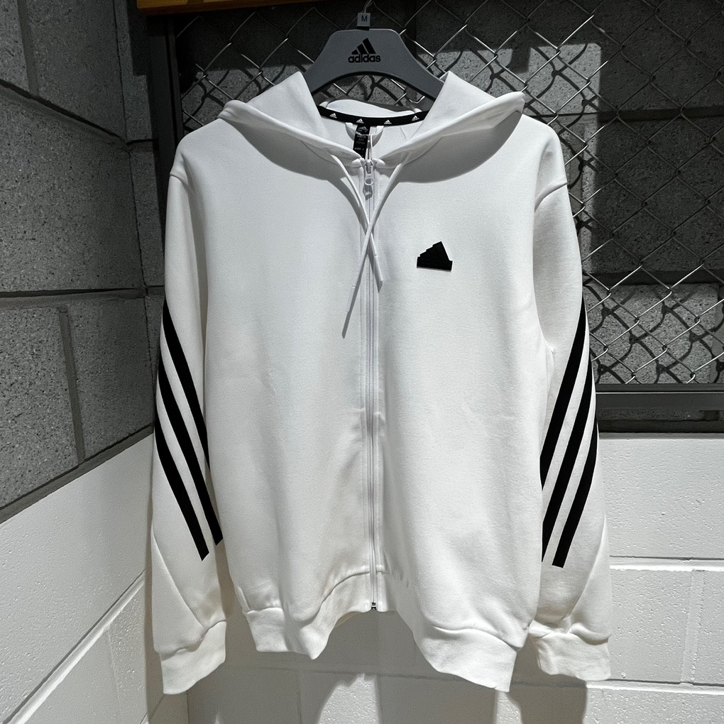 아디다스 [매장정품] 후드집업 퓨쳐 아이콘 3S 풀집 후디 IC8258 화이트- 이랜드몰