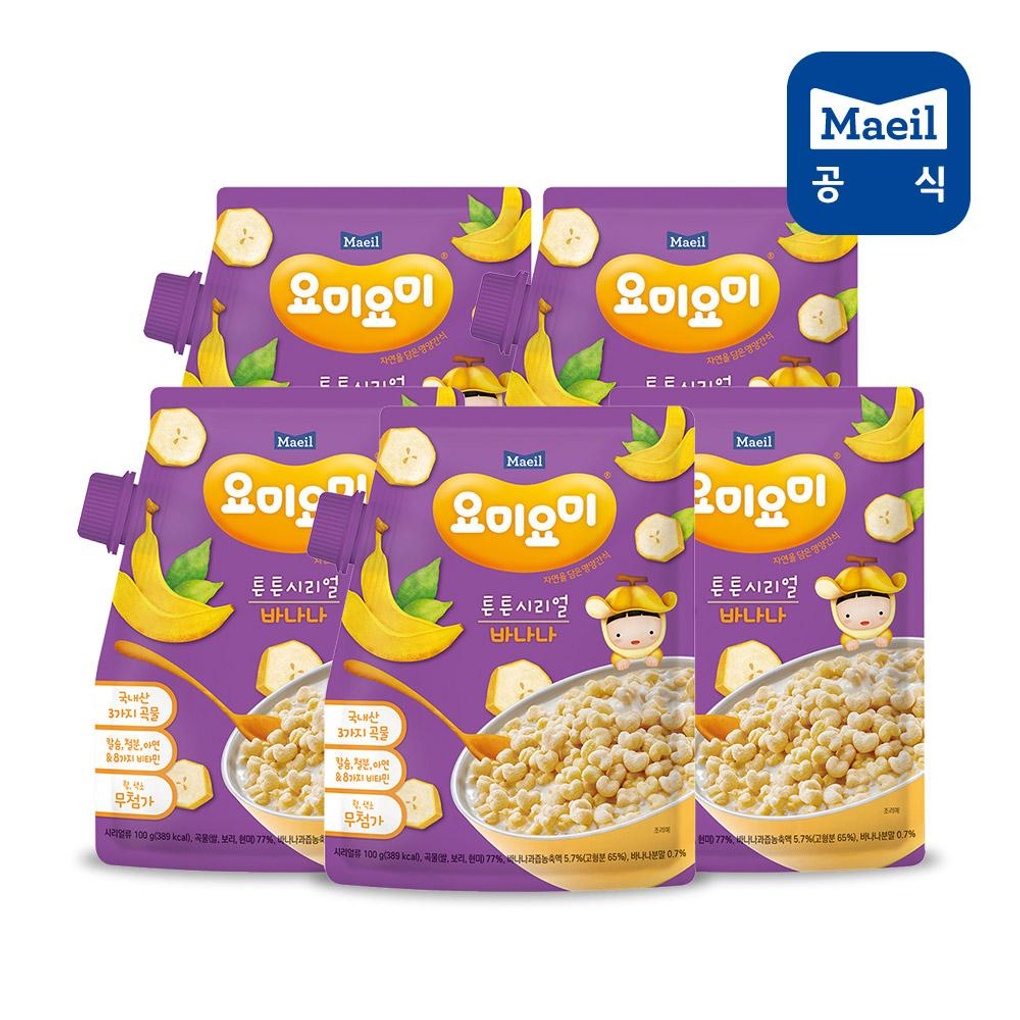 요미요미 튼튼시리얼 바나나 100g 5봉- 이랜드몰