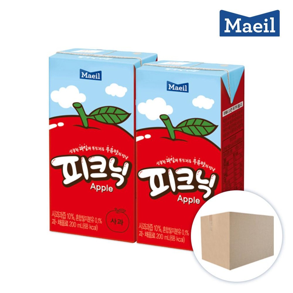 매일 피크닉 사과 200ml 48팩/음료/음료수- 이랜드몰