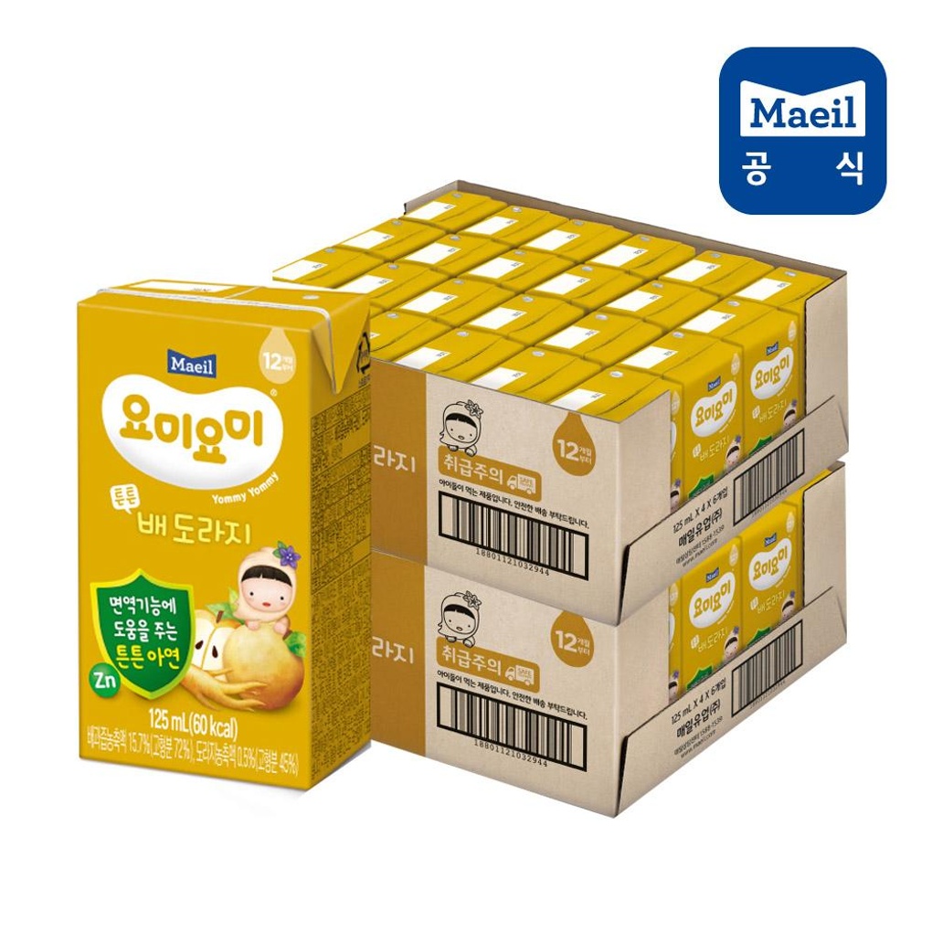 요미요미 튼튼주스 배도라지차 125ml 48팩- 이랜드몰