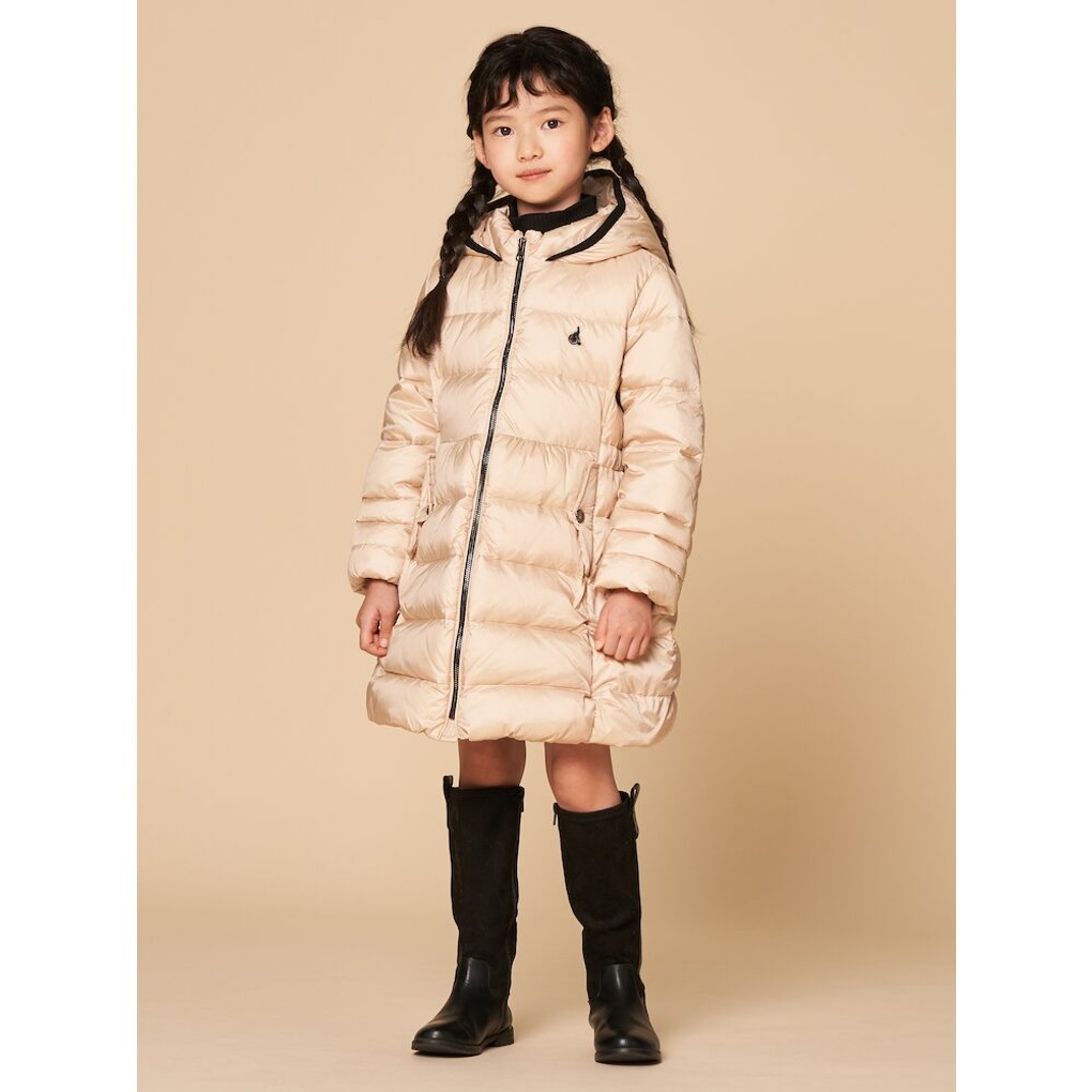 [BEANPOLE KIDS] 여아 덕다운 롱패딩 베이지 (BI3738G01A)- 이랜드몰