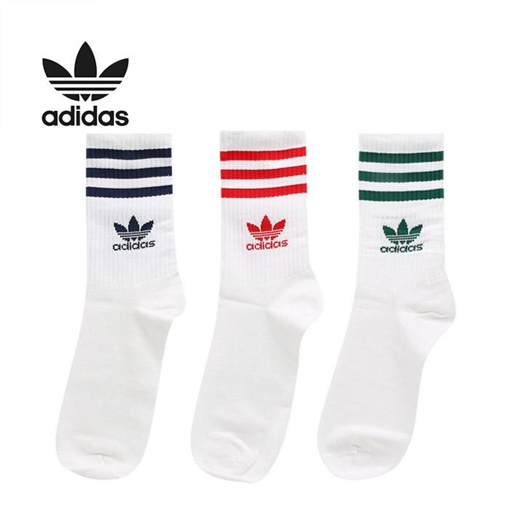 아디다스 미드 컷 크루 삭스 3P (IL5026)- 이랜드몰