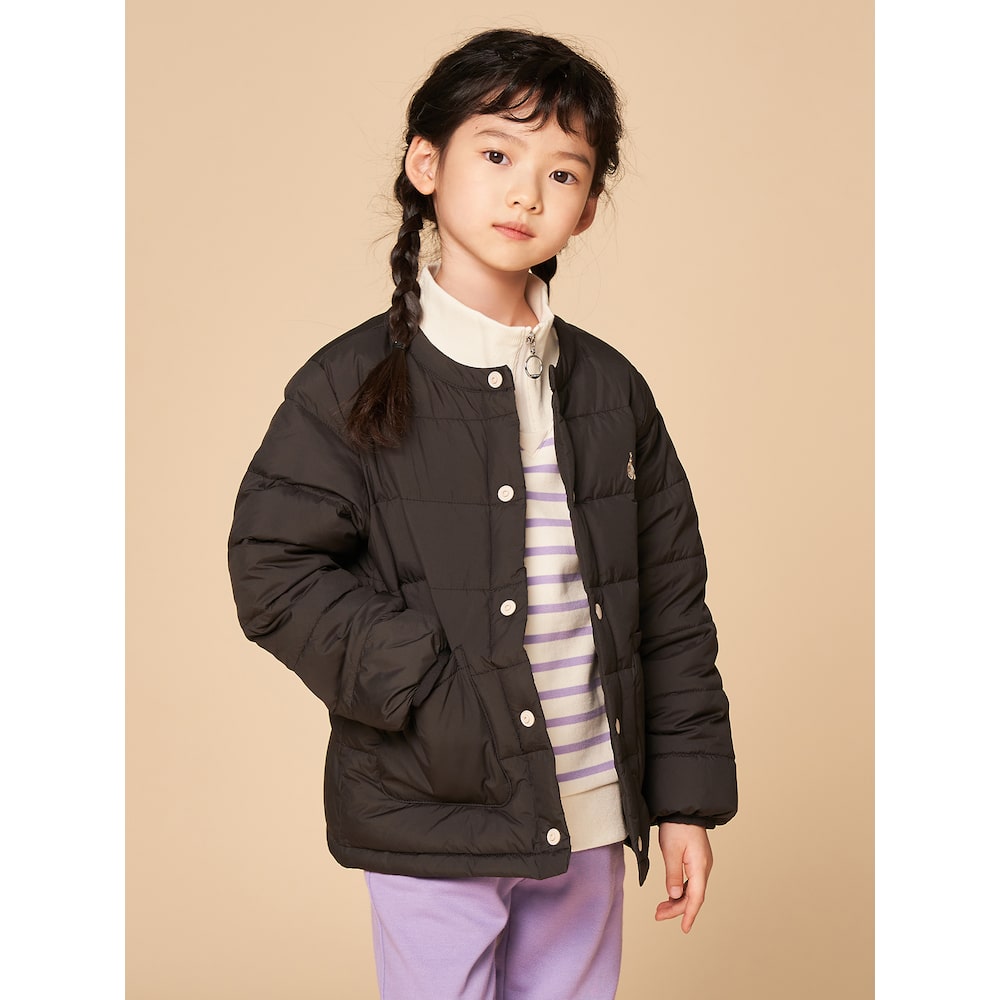 [BEANPOLE KIDS] 덕다운 한줌 경량패딩 블랙 (BI3738U015)- KIDIKIDI