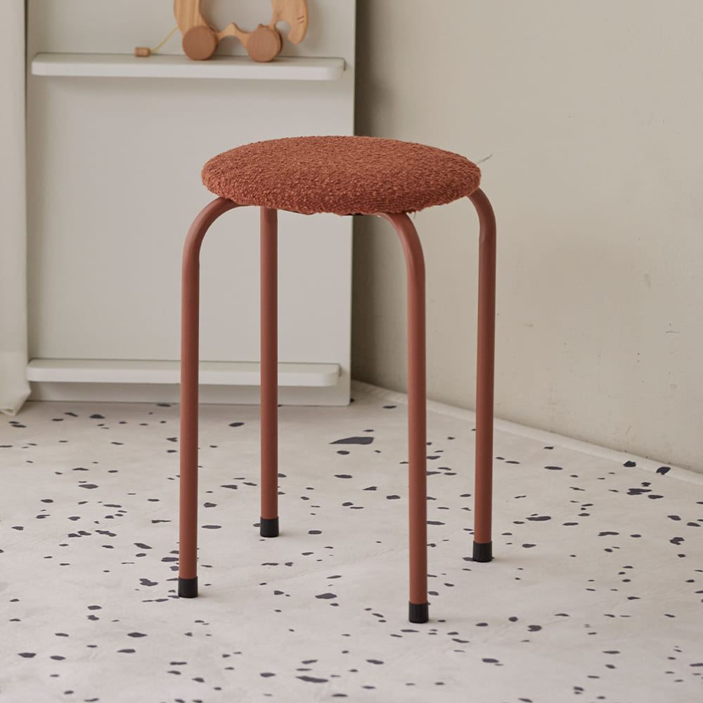 (택배발송/DIY) 베니티 데일리 스툴 (브릭)_DL0823003- KIDIKIDI