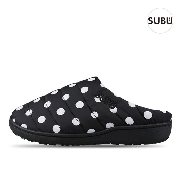 스부 SUBU 퍼마넷 남자 여성 겨울 방한 패딩 슬리퍼 뮬 슬립온 도트 SB-63- 이랜드몰