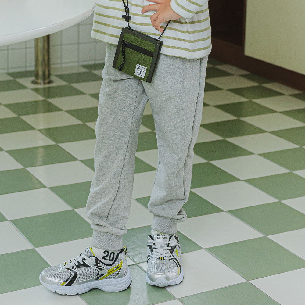 포켓포인트조거팬츠(그레이)- KIDIKIDI