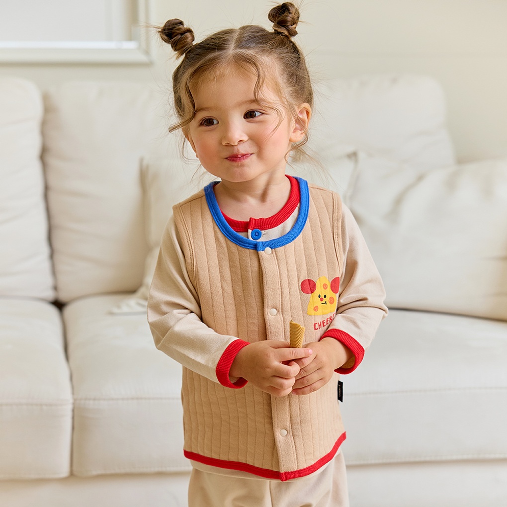 미니치즈 실내조끼(23FW)_CR127- KIDIKIDI