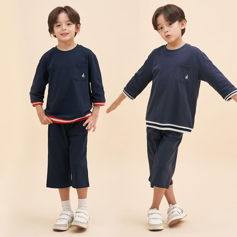 [BEANPOLE KIDS] 23FW 7부 피케 상하 세트 (2종 택1)- KIDIKIDI