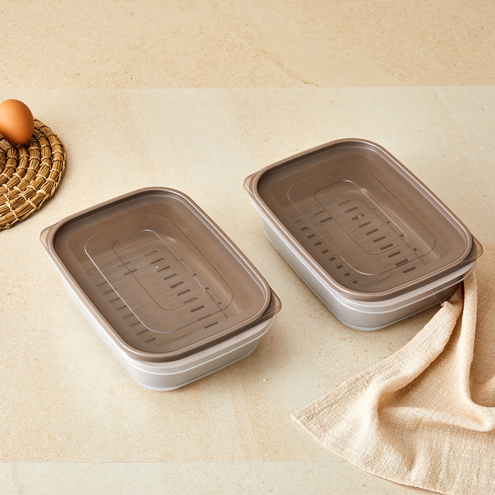 명절음식 보관하기 좋은 소분용채반용기 1.5L 2P_코드변경_KC0423035- 모던하우스