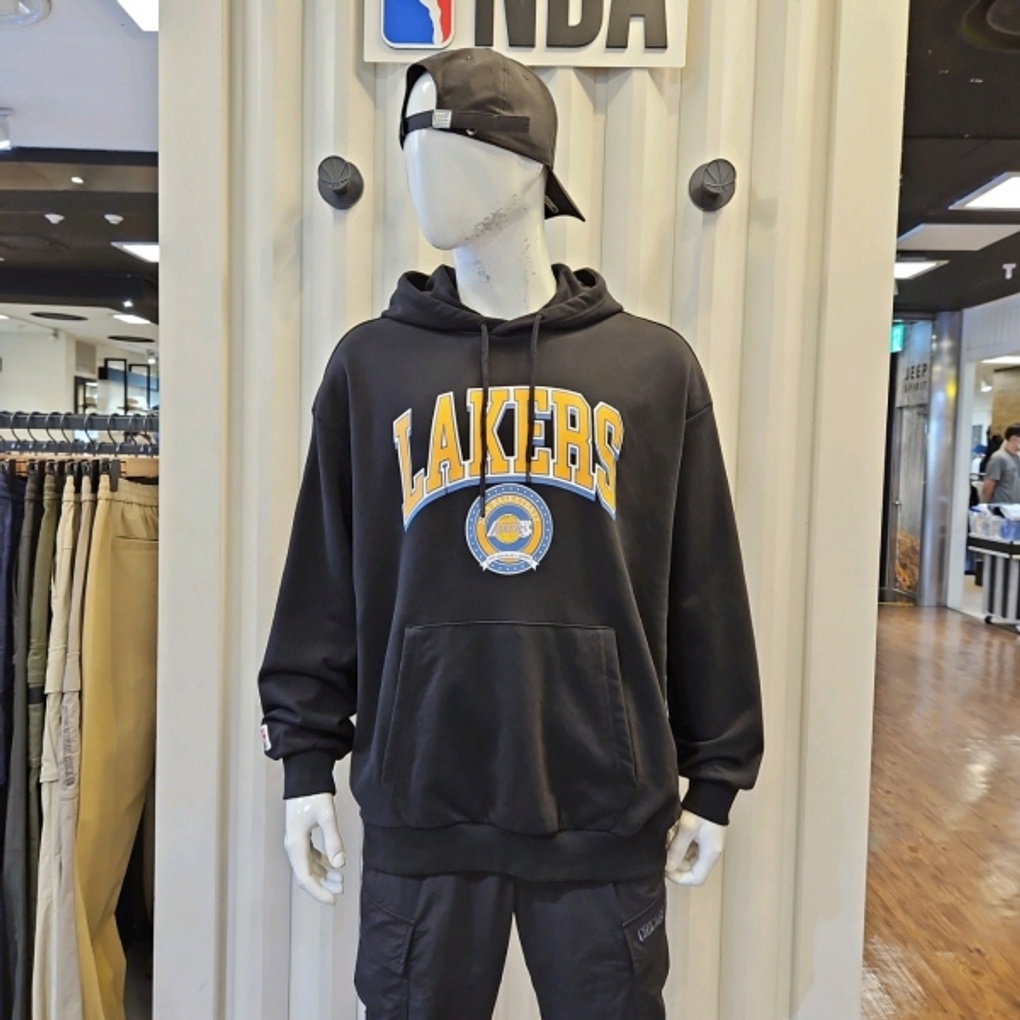 NBA LAL 하드우드 아치형 후드 풀오버 N231TH030P 부천- 이랜드몰