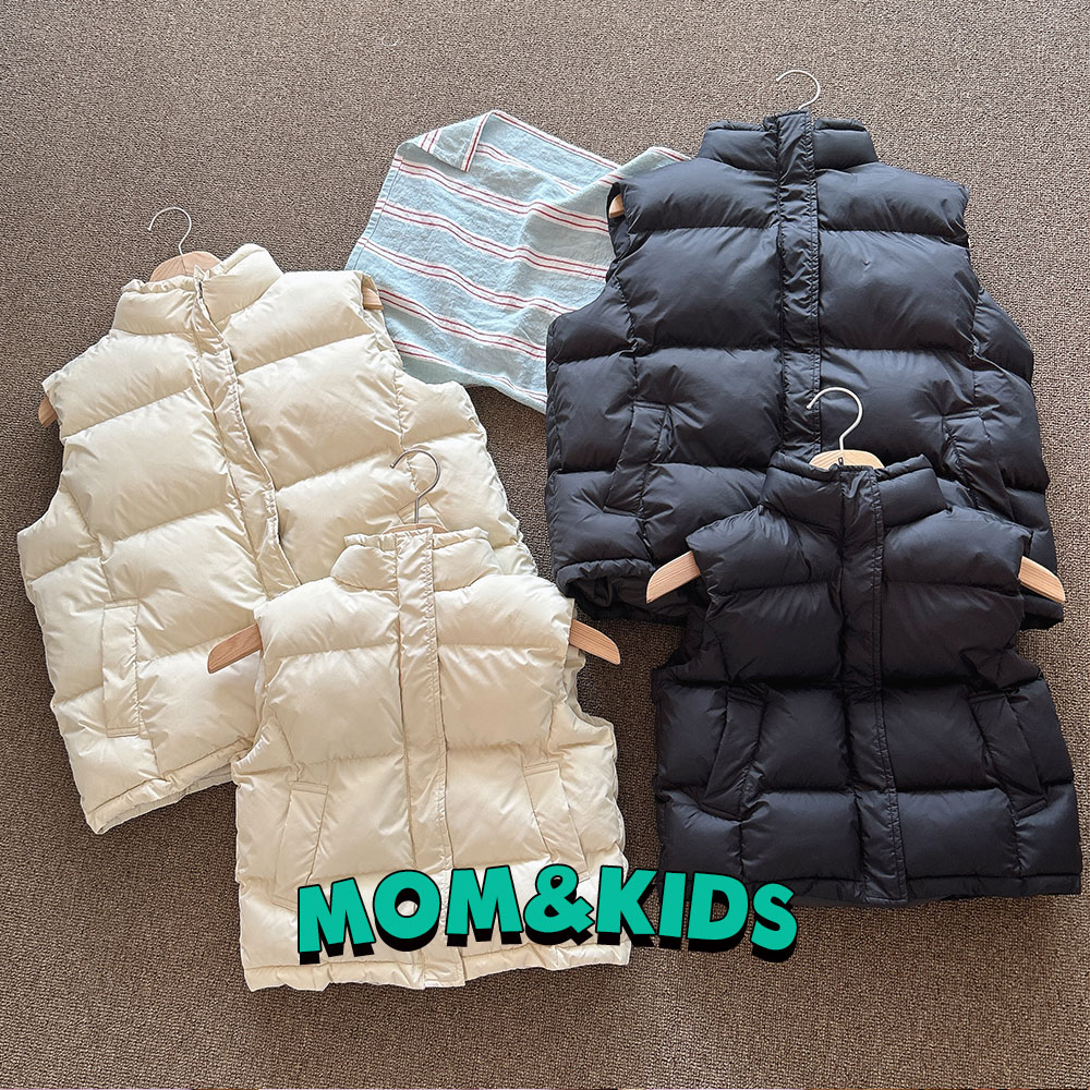 [자체제작/프리오더_10/12 출고시작] 23FW 패딩조끼(맘&키즈)- KIDIKIDI