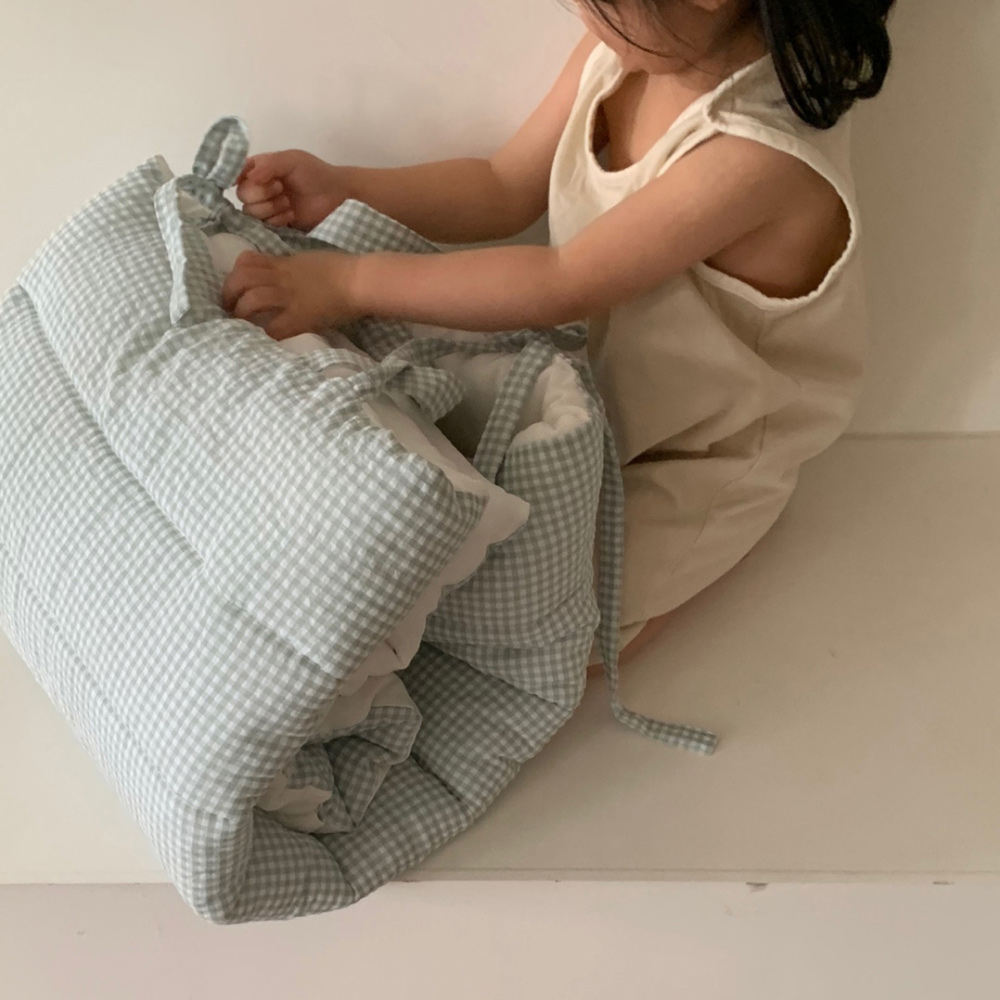 [레브드 낮잠 SET] 피스타치오체크- KIDIKIDI