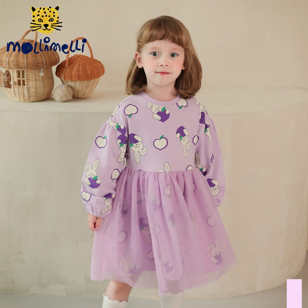 [몰리멜리] 뽐뽐버니벌룬샤원피스- KIDIKIDI