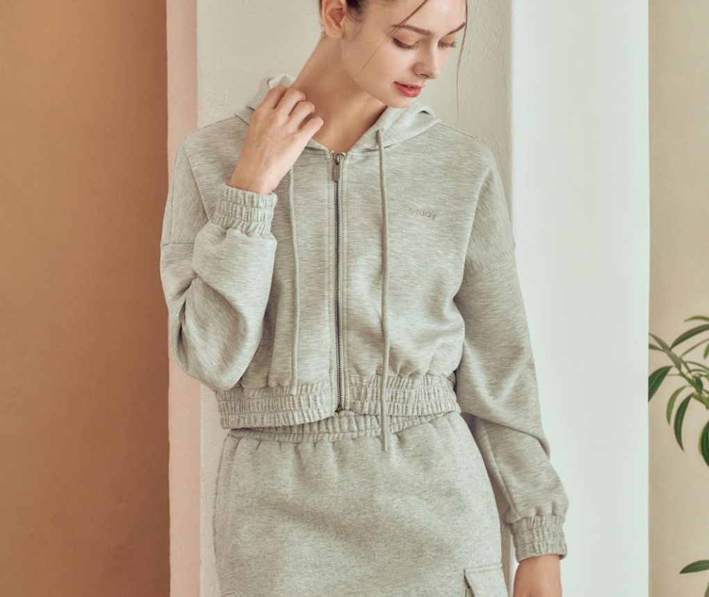 얼데이 캐주얼 크롭 후드 점퍼(ECW-JP005)_동아쇼핑- 이랜드몰