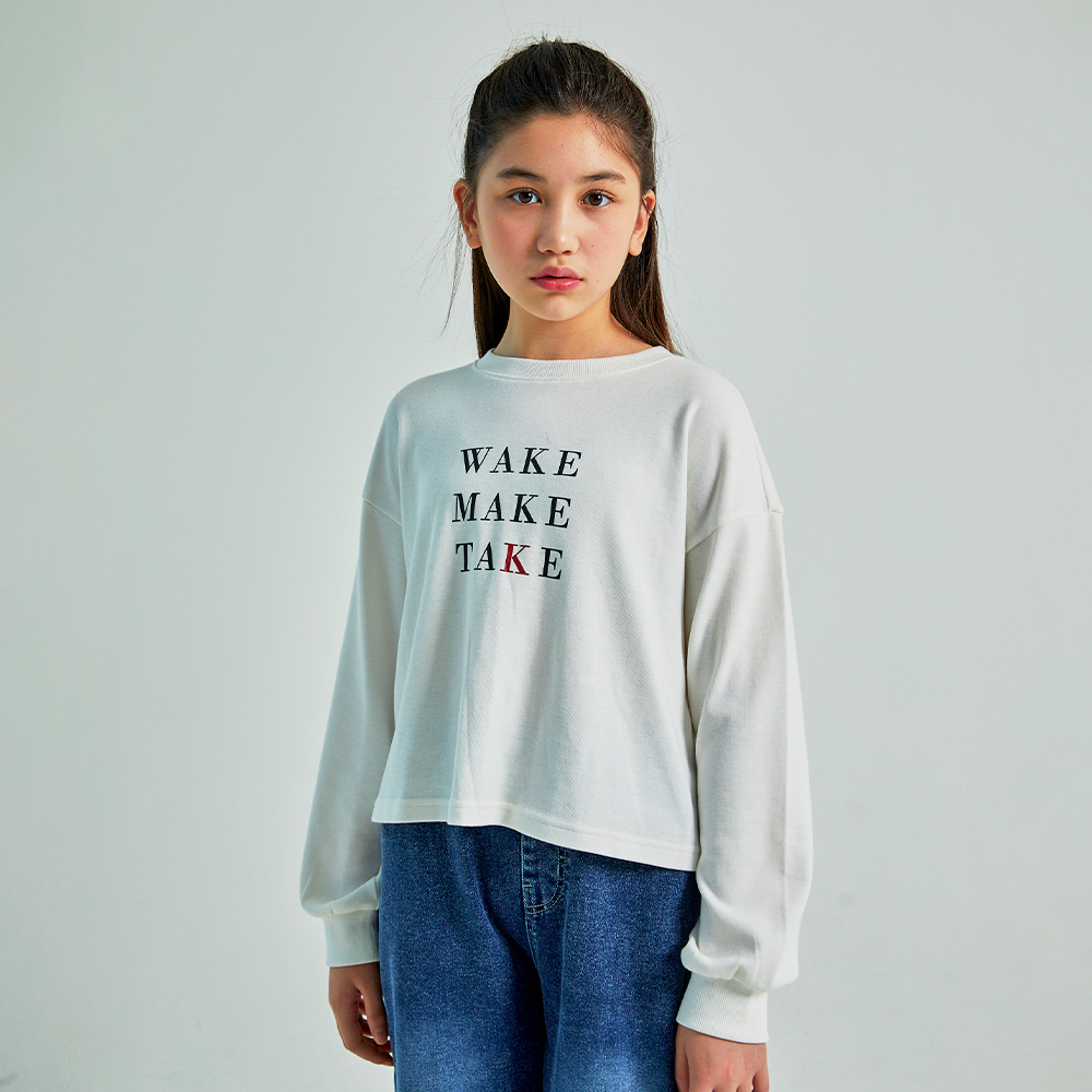 베이직 크룹 티셔츠 ULLA23852- KIDIKIDI