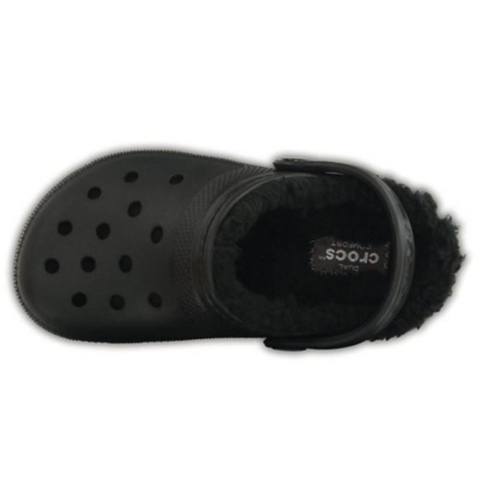CROCS 키즈 털 샌들 클래식 라인드 207010-060- 이랜드몰