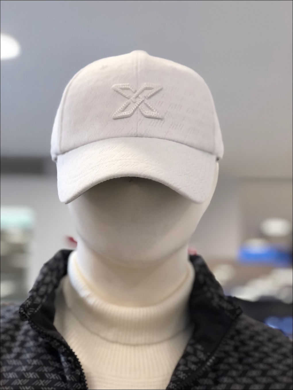 JDX남성겨울 자가드 패턴 육각캡(X1CPU4902) WH- 이랜드몰