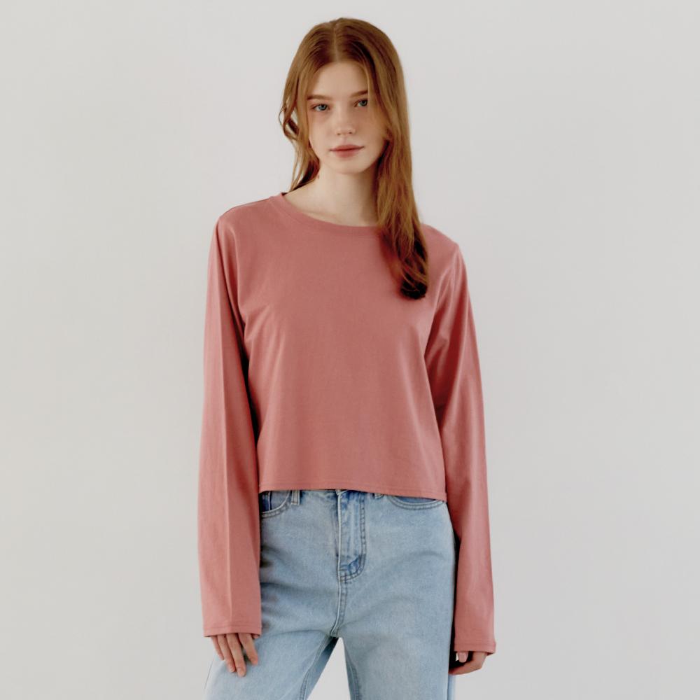 데일리 세미 크롭 티셔츠(MCG1-TS114)- 이랜드몰