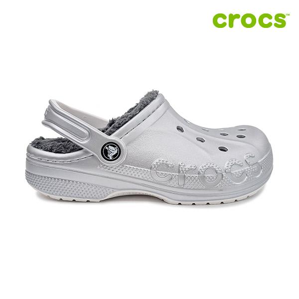 [크록스 정품] 바야 라인 프린트 클로그 공용 털샌들 205975-0P1- 이랜드몰