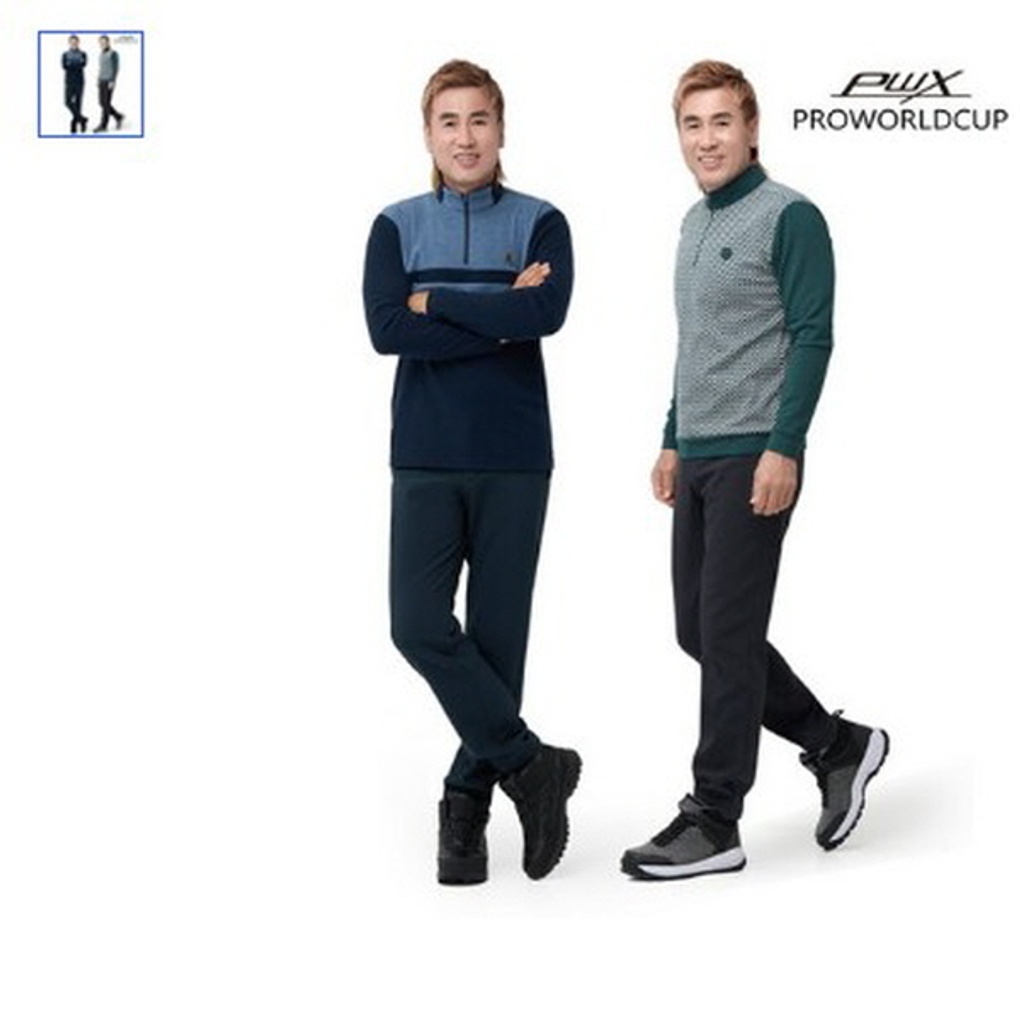 Q423-7171-72 신축성 좋고 따뜻한 남성 기모 기본 벨트형 팬츠 바지 뉴코아울산점- 이랜드몰