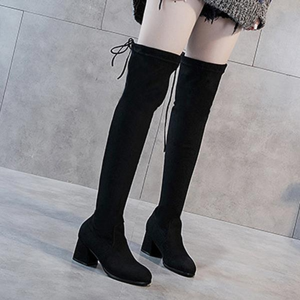 여성 스웨이드 기모안감 가을 따뜻한 롱 부츠 LK-R77T- 이랜드몰